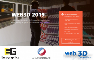 Web3D 2019 - Call for Papers | Web3D Consortium